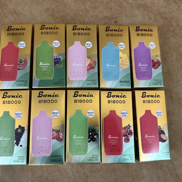 Bonic 18K PUFFS disposable vape-10 flavors available - Cloud Puff